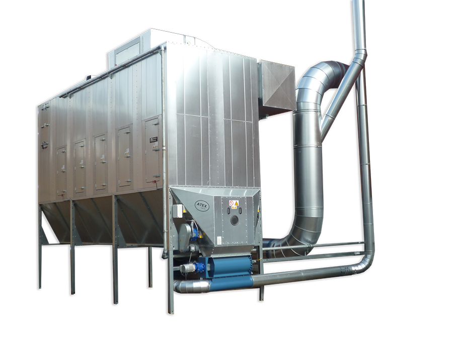 Extraction system - Chain filter (up to 300,000 m³/h) - Reinders ...