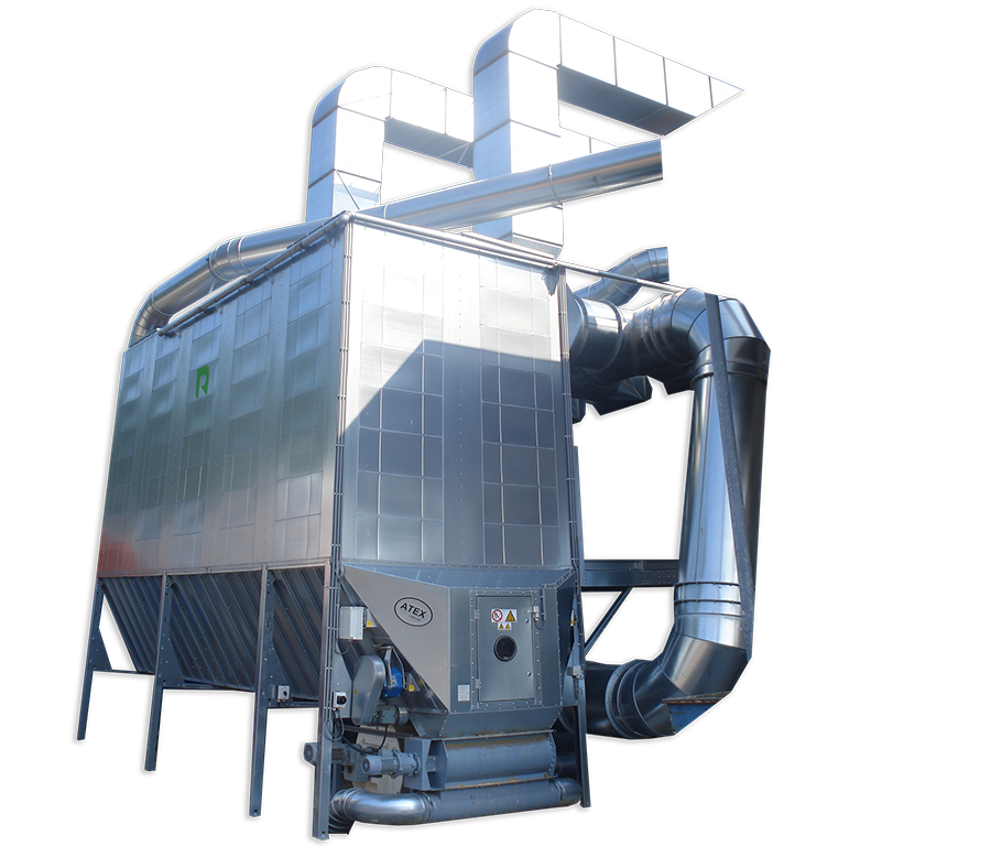 Extraction system - Chain filter (up to 300,000 m³/h) - Reinders ...